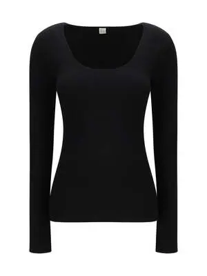 TOTEME Compact Sweater - Black
