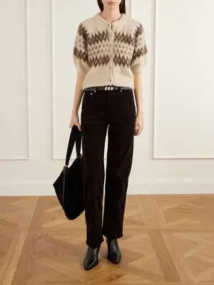 Citizens Of Humanity Molly Brushed Alpaca And Wool-blend Cardigan
