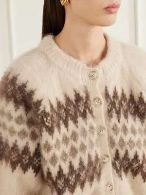 Citizens Of Humanity Molly Brushed Alpaca And Wool-blend Cardigan