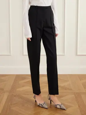 Loulou De Saison Malka Wool-blend Slim-fit Pants