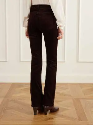 FRAME The Corduroy Reboot Cotton-blend High-rise Wide-leg Pants