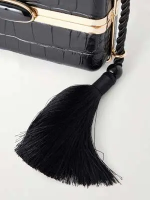 Simkhai Roma Croc-effect Leather Shoulder Bag