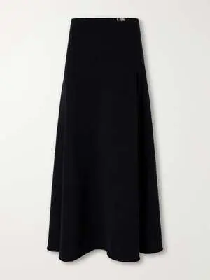 Extreme Cashmere Ease Knit Cashmere-blend Midi Skirt