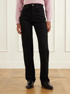 Ossou Flex Stretch High-rise Straight-leg Jeans