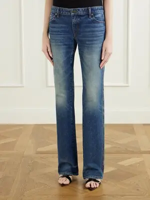 Khaite Conforti Low-rise Straight-leg Jeans