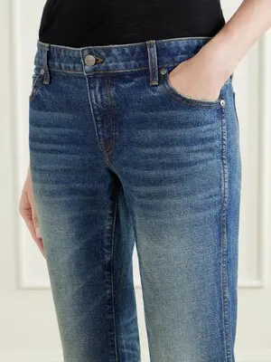 Khaite Conforti Low-rise Straight-leg Jeans