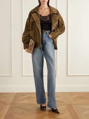 Saint Laurent High-rise Wide-leg Jeans