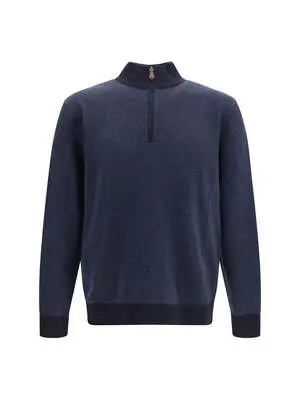 Loro Piana Loro Piana Men Roadster Cashmere Sweater Blue