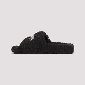 Balenciaga Blenciaga Furry Fake Slide - Black