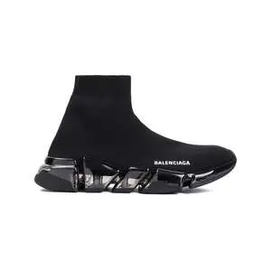 Balenciaga Speed 2.0 Lt Full Clearsole Sneakers - Black
