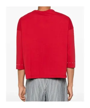 BODE Stables Graphic-print Three-quarter-sleeve T-shirt
