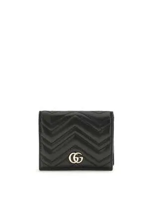 GUCCI Gg Marmont Wallet - Black