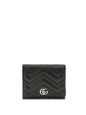 Gucci Gg Marmont Wallet - Black