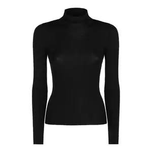 TWINSET Ribbed-knit Roll-neck Sweater