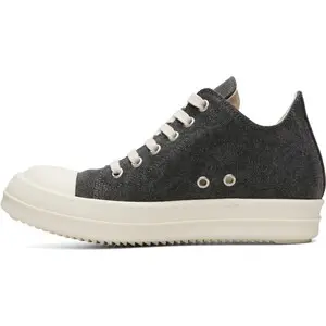 Rick Owens Canvas Low-top Sneakers