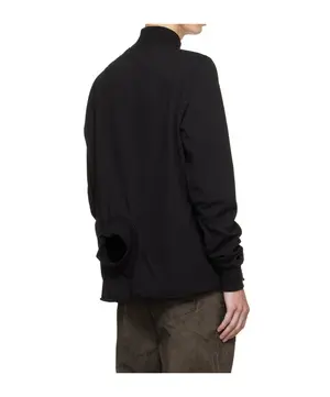 Rick Owens High-neck Cutout Sweater