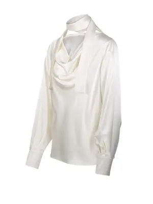 Max Mara Scarf-detailed Blouse - No