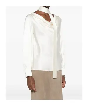 Max Mara Scarf-detailed Blouse - No