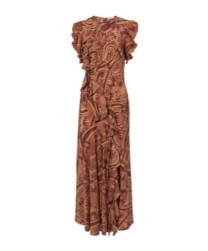 Ulla Johnson Ameline Silk Crêpe De Chine Midi Dress - No