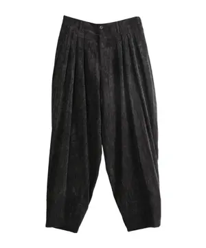 Yohji Yamamoto Wide-leg Casual Trousers - Black