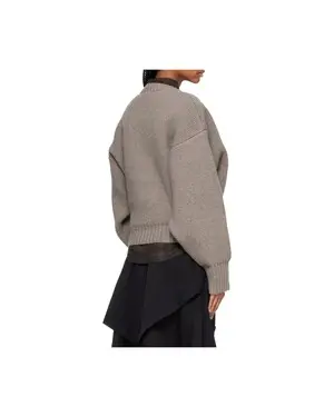 RÓHE Sculptural V-neck Knitted Jumper