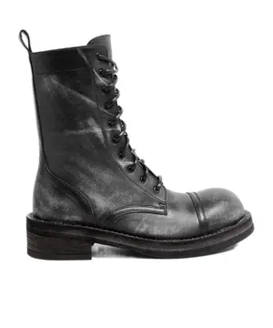 ANN DEMEULEMEESTER Aric Lace-up Ankle Boots