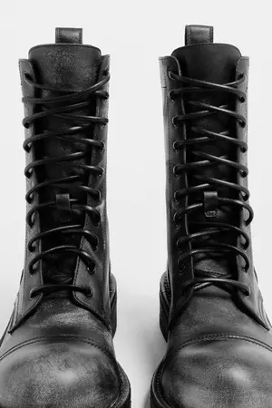 ANN DEMEULEMEESTER Aric Lace-up Ankle Boots