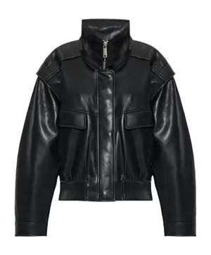 SELF-PORTRAIT Lightweight Quilted Jacket - Black