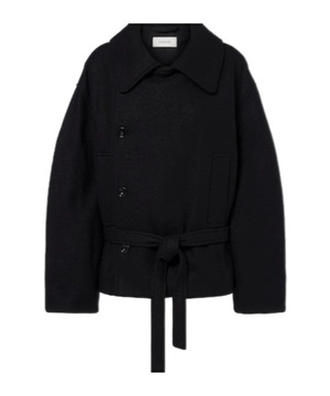 LEMAIRE Double-breasted Alpaca And Wool Coat - No