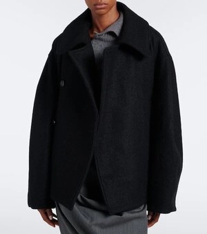 LEMAIRE Double-breasted Alpaca And Wool Coat - No