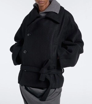 LEMAIRE Double-breasted Alpaca And Wool Coat - No