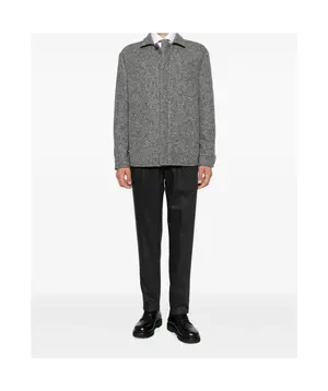 Eleventy Pleated Wool Trousers