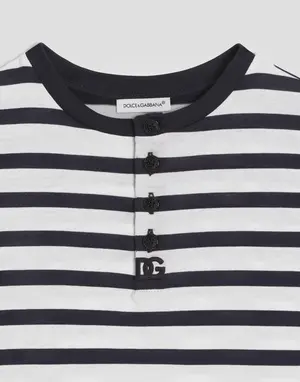 Dolce & Gabbana Stripped Jersey Serafino