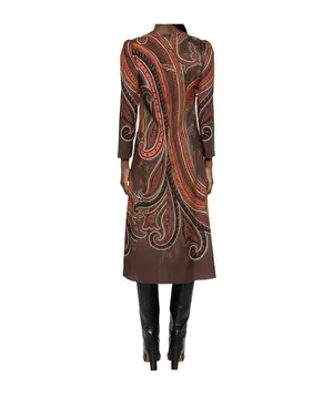 Etro Paisley-print Long-sleeve Dress - No