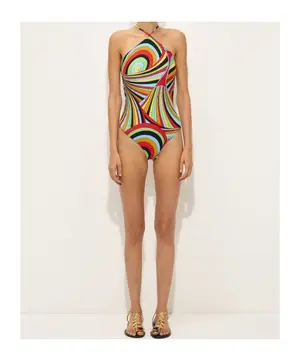 Emilio Pucci Iride Print Swimsuit