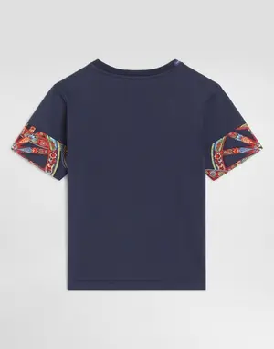Dolce & Gabbana Carretto-print Jersey T-shirt