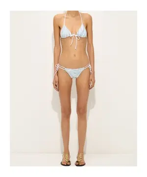 Emilio Pucci Marmo-print Bikini Top