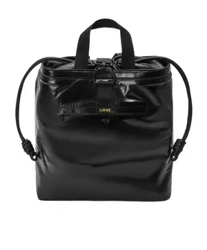 Loewe Squad Backpack In Paper Calf