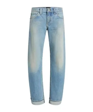 Khaite Karo Low-rise Curved Leg Jeans