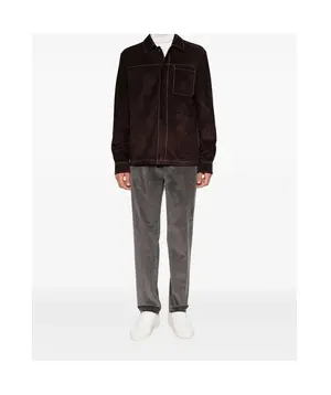 Eleventy Corduroy Pleated Trousers