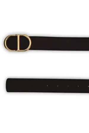 Dior Logo Belt - Black