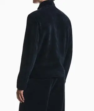 Emporio Armani Zip-up Sweatshirt - Navy Blue