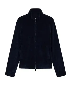 Emporio Armani Zip-up Sweatshirt - Navy