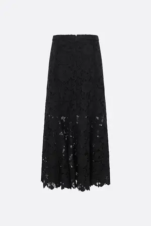 SELF-PORTRAIT Lace Midi Skirt