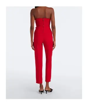 Roland Mouret Cropped Wool And Silk Slim Pants