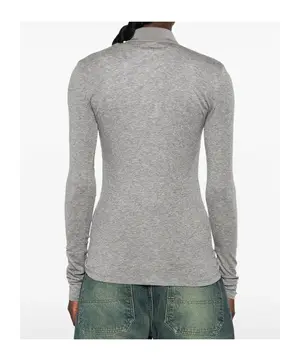 ENTIRE STUDIOS Long-sleeve Polo Shirt - Grey