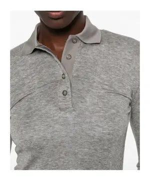 ENTIRE STUDIOS Long-sleeve Polo Shirt - Grey