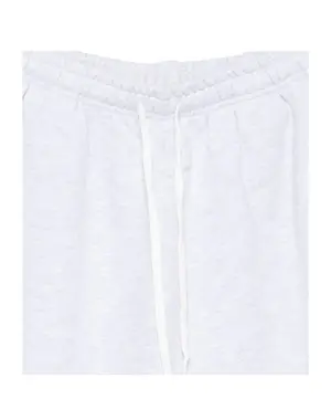 ENTIRE STUDIOS Drawstring Waist Shorts - Light Gray