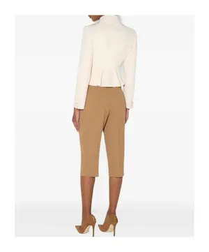 Elisabetta Franchi Jacket In Double Layer Stretch Crêpe Fabric - No