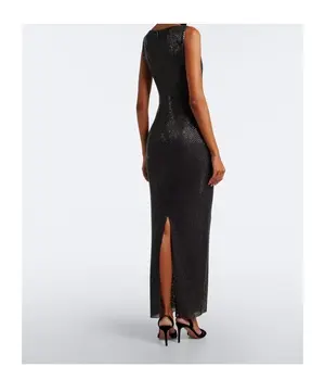 Roland Mouret Embellished Mesh Gown